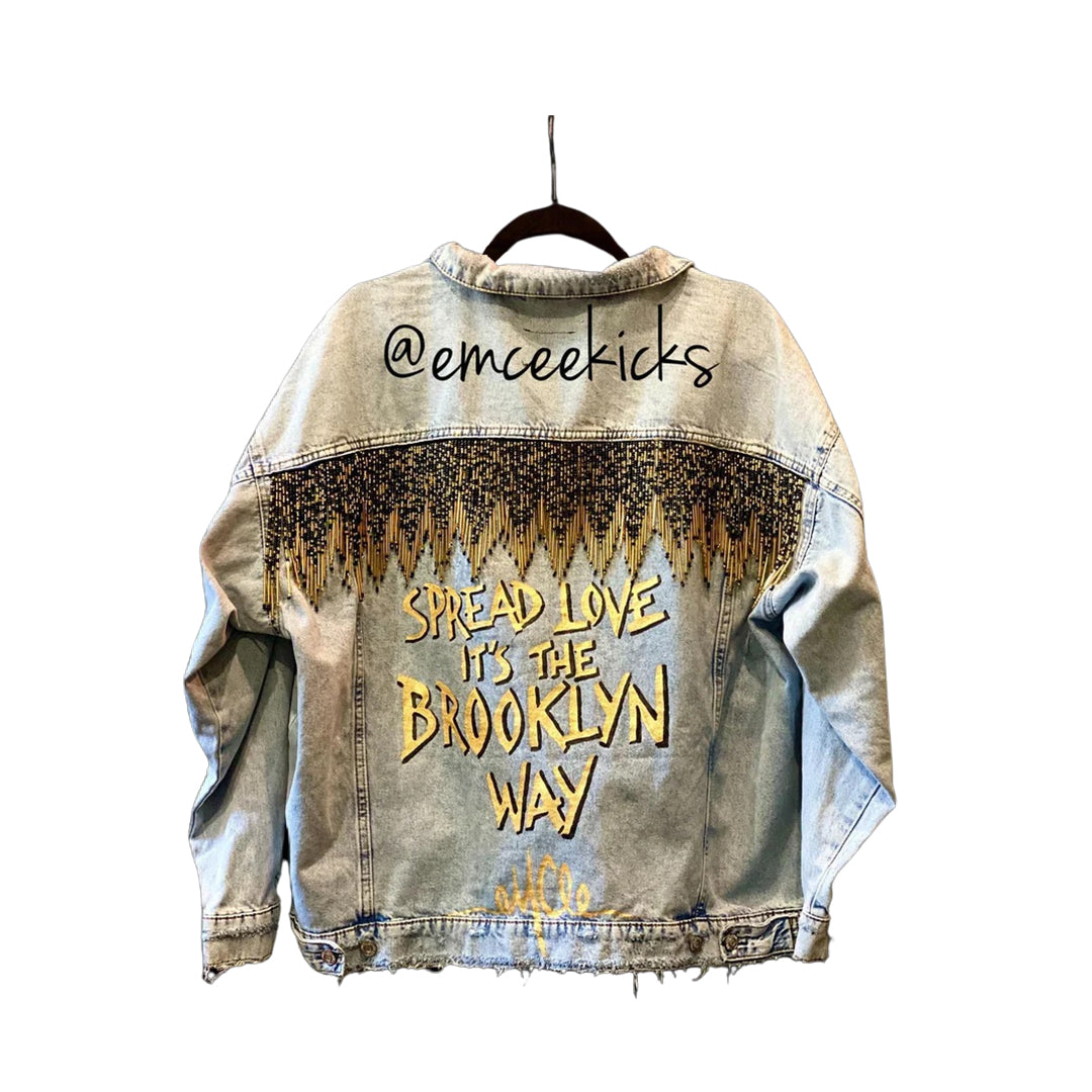 'Spread Love' Denim Jacket | eMCee Kicks